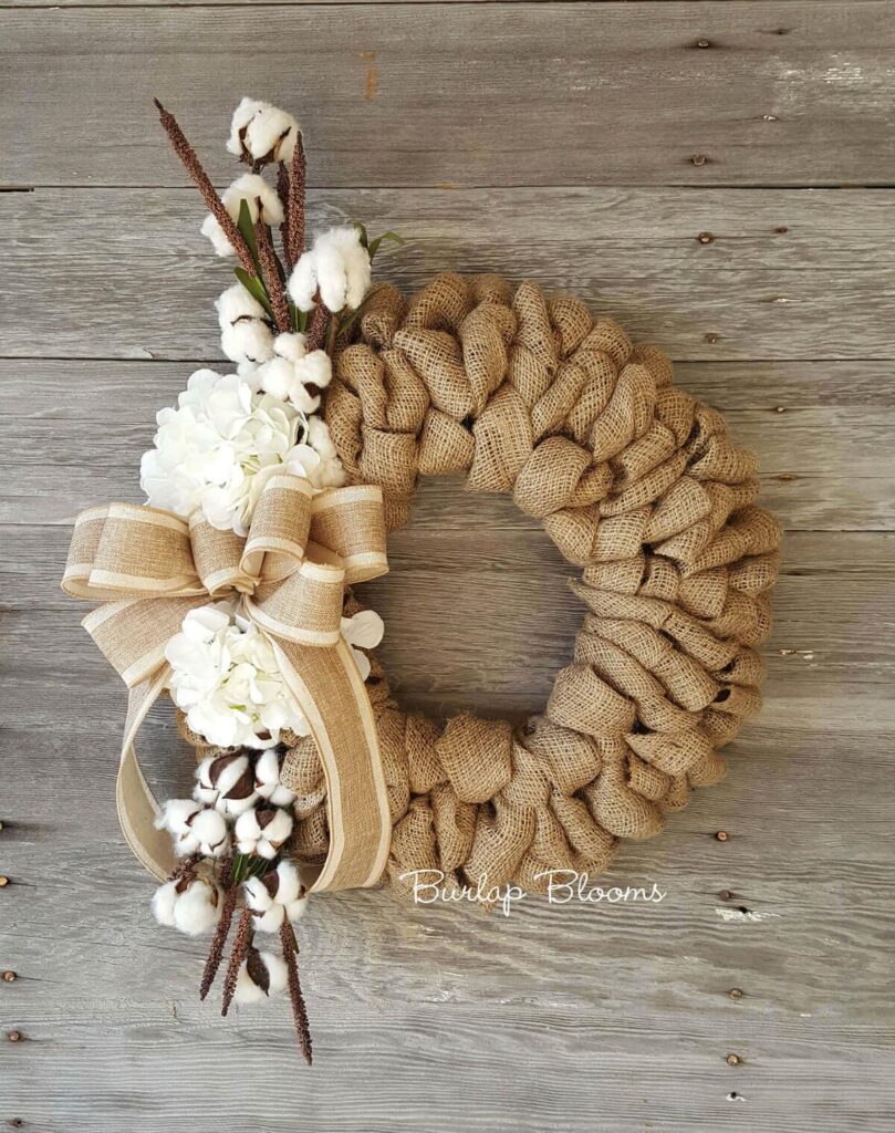 54 Rustic Farmhouse Wreath Designs to Welcome in Style
