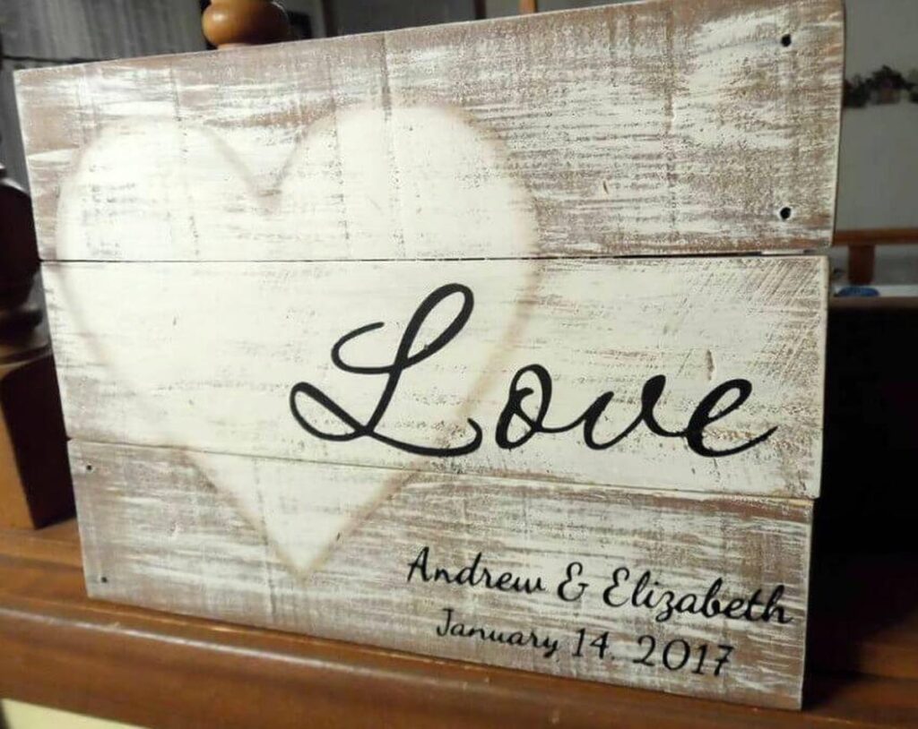 34 Rustic LOVE Wood Signs to Warm Your Heart and Home