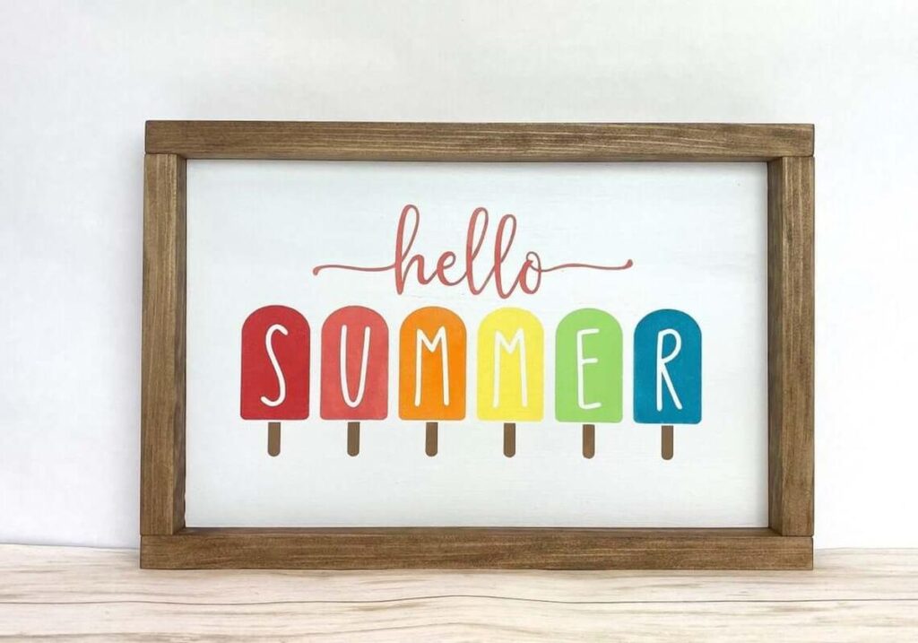 23 Fun and Fresh DIY Summer Signs to Brighten Up Your Space