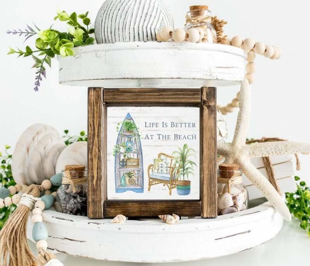 52 Awesome Beach Themed Wooden Signs for a Coastal Vibe