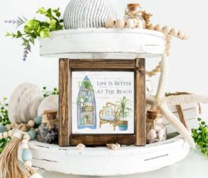 52 Awesome Beach Themed Wooden Signs for a Coastal Vibe