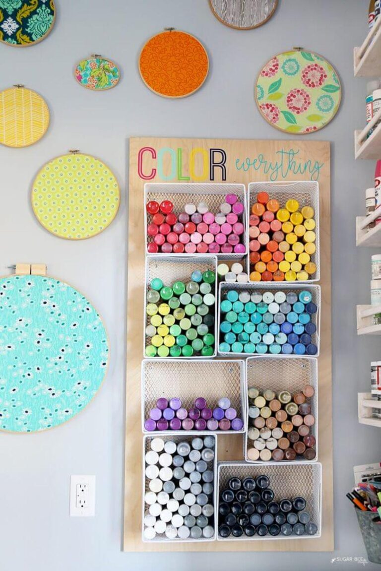21 DIY Craft Storage Solutions to Keep Everything in Place