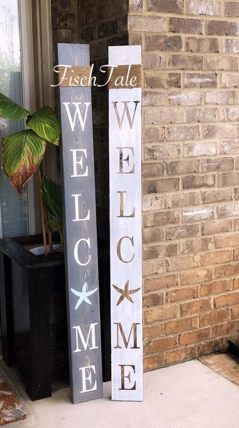 52 Awesome Beach Themed Wooden Signs for a Coastal Vibe