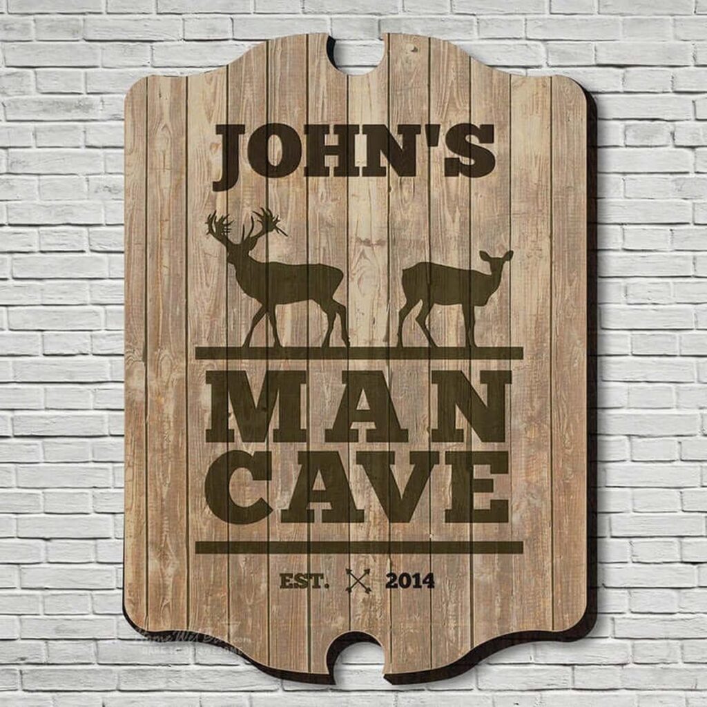 28 Unique Man Cave Signs to Boost Your Space's Style