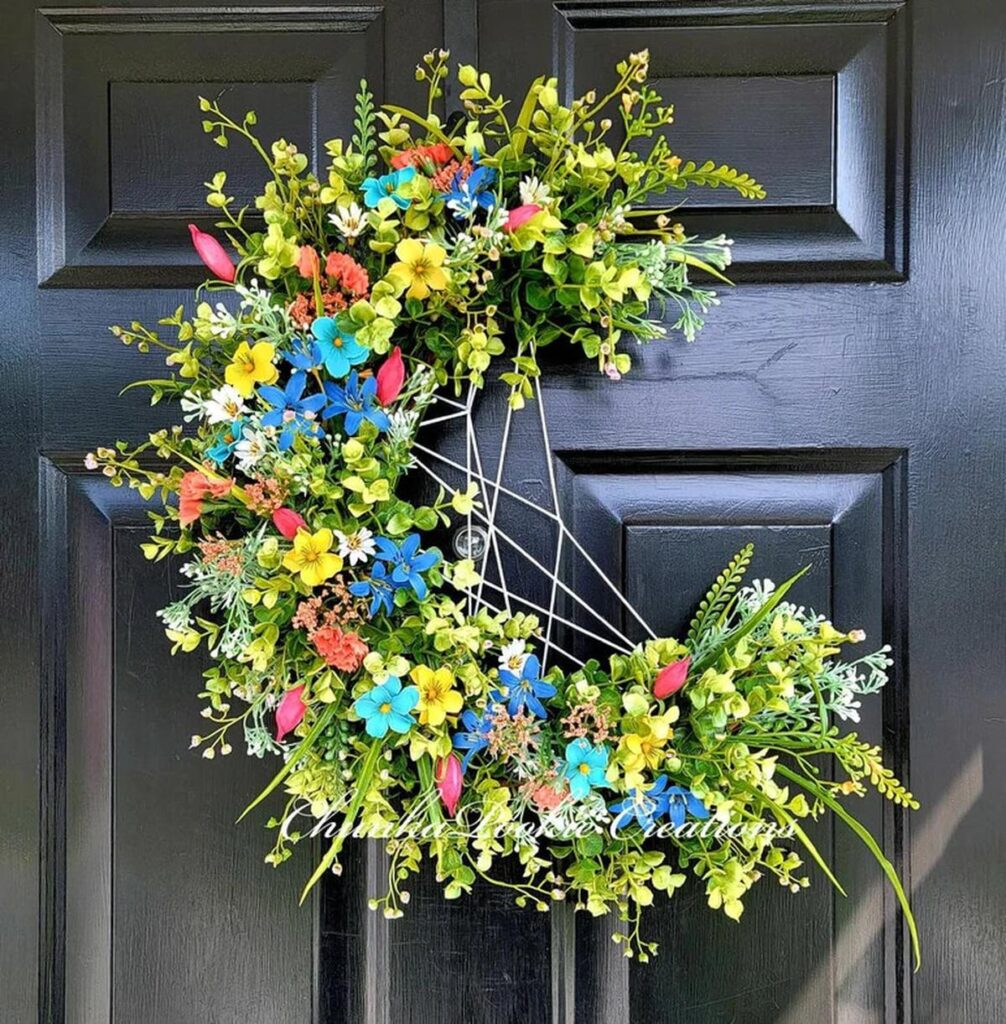 23 Unique Moon Wreath Designs for a Charming Home Vibe