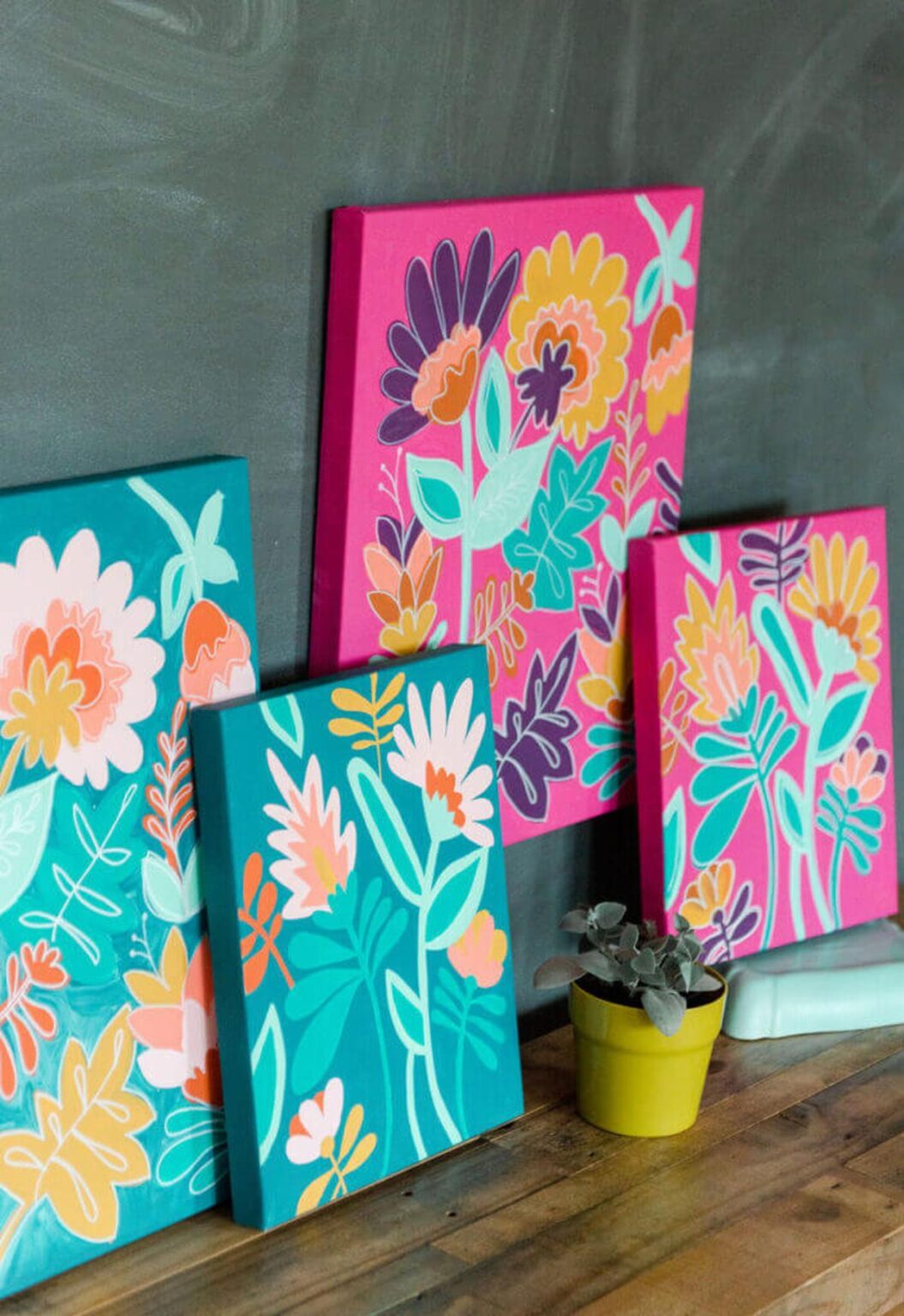 21 DIY Canvas Art Projects to Customize Your Decor