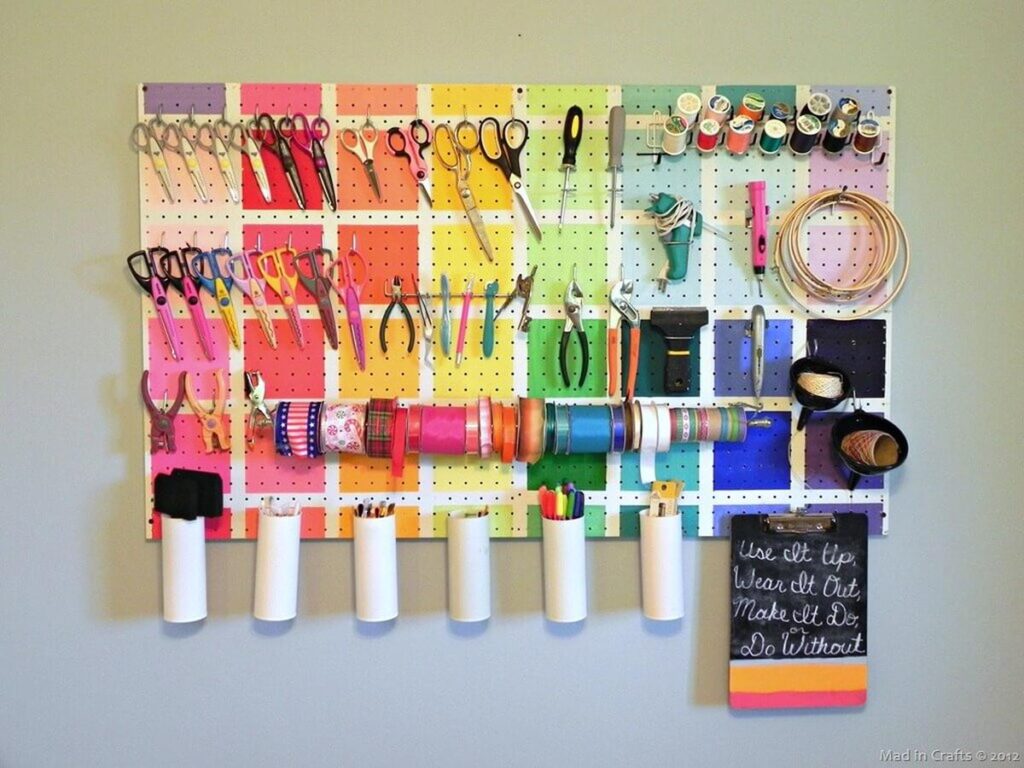 23 Creative DIY Pegboard Ideas for Fun and Functional Organization