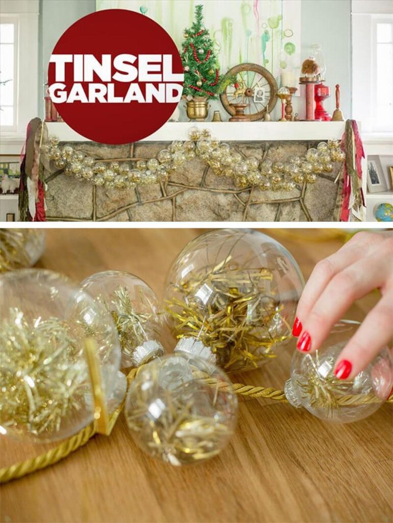 22 Fun Tinsel Decoration Ideas to Transform Your Festive Space
