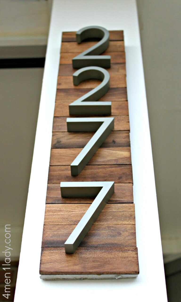 62 Innovative House Number Ideas That Stand Out