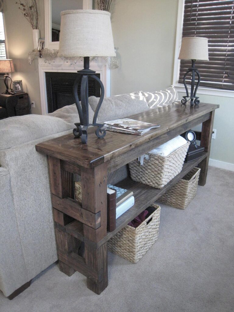 24 Trendy Sofa Table Ideas for a Stylish Living Room
