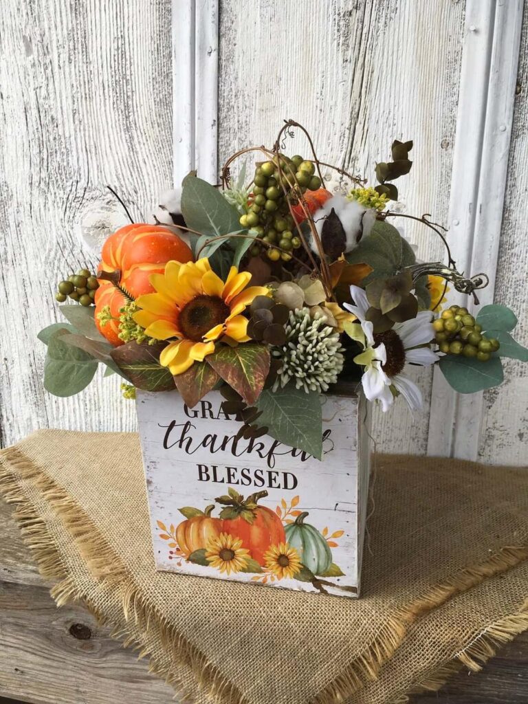 Top 57 Rustic Wooden Box Centerpiece Ideas