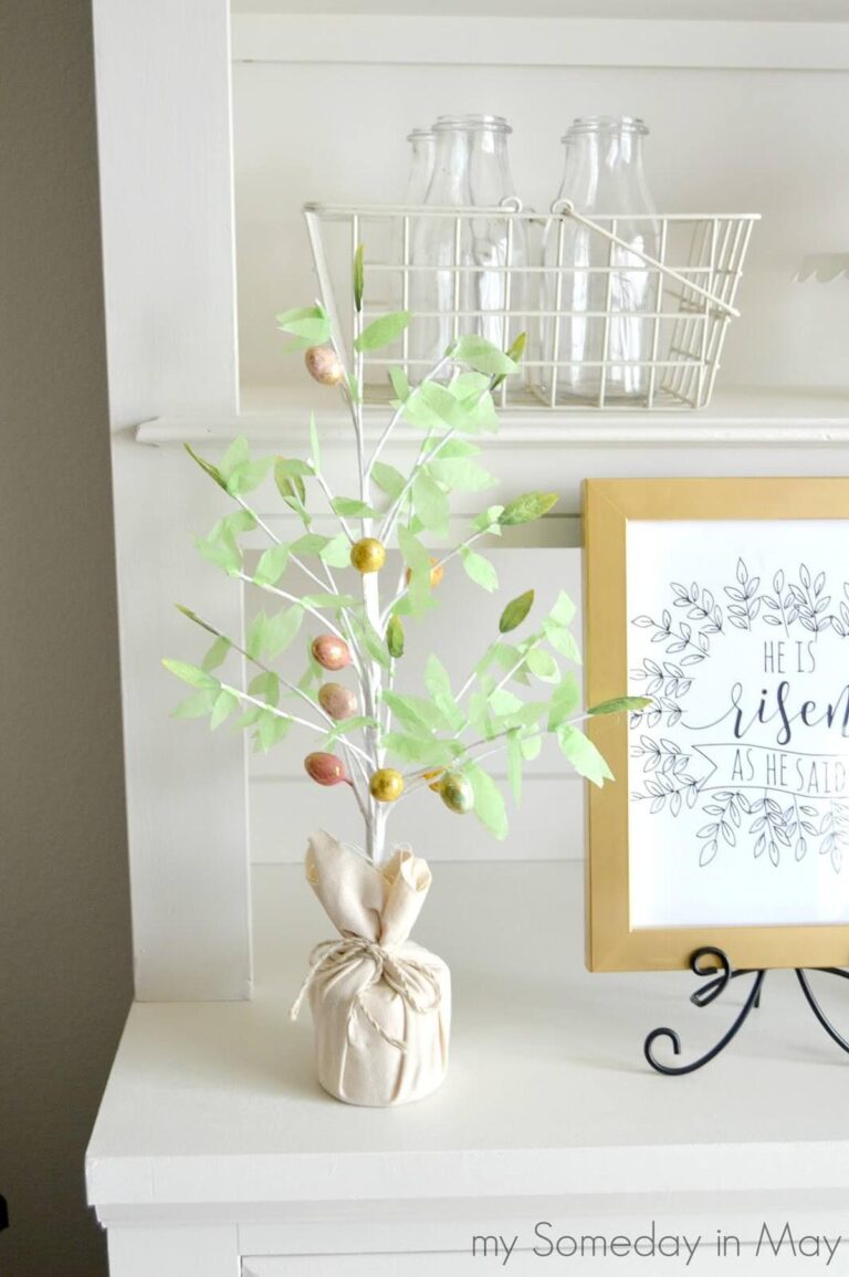 18 Cheerful Easter Egg Tree Ideas to Brighten Your Holiday