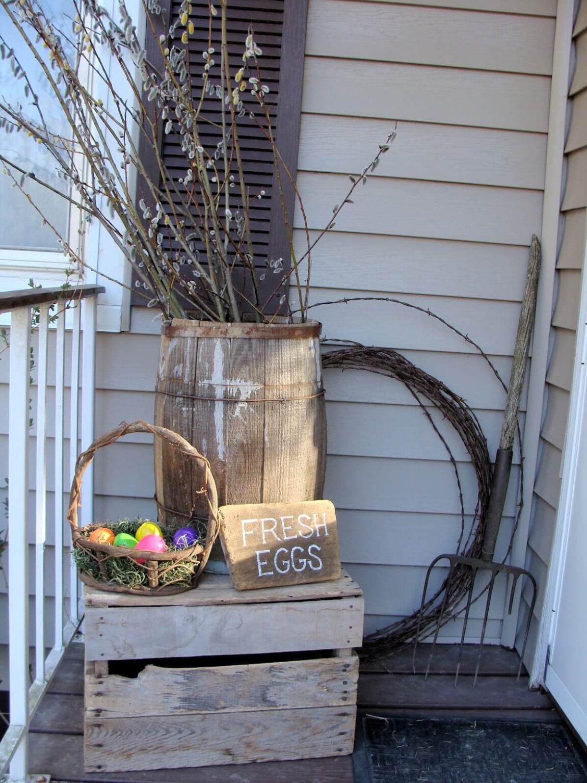 23 Cute Easter Porch Decor Ideas for a Cheerful Entrance
