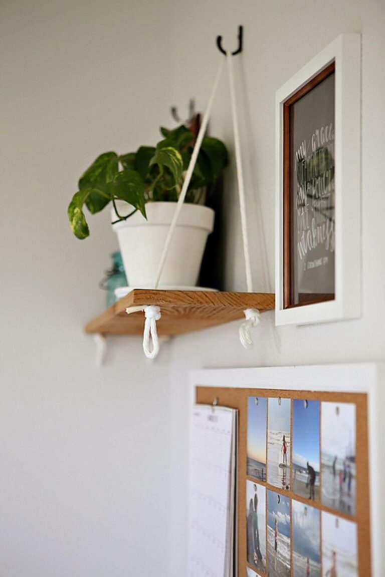 19 Stylish DIY Shelf Projects to Declutter Your Home