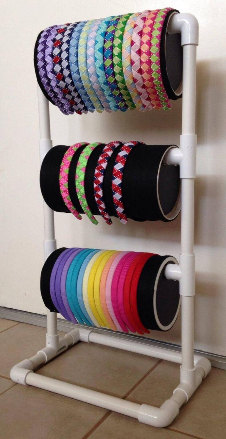 24 Easy PVC Pipe Organizing and Storage Projects