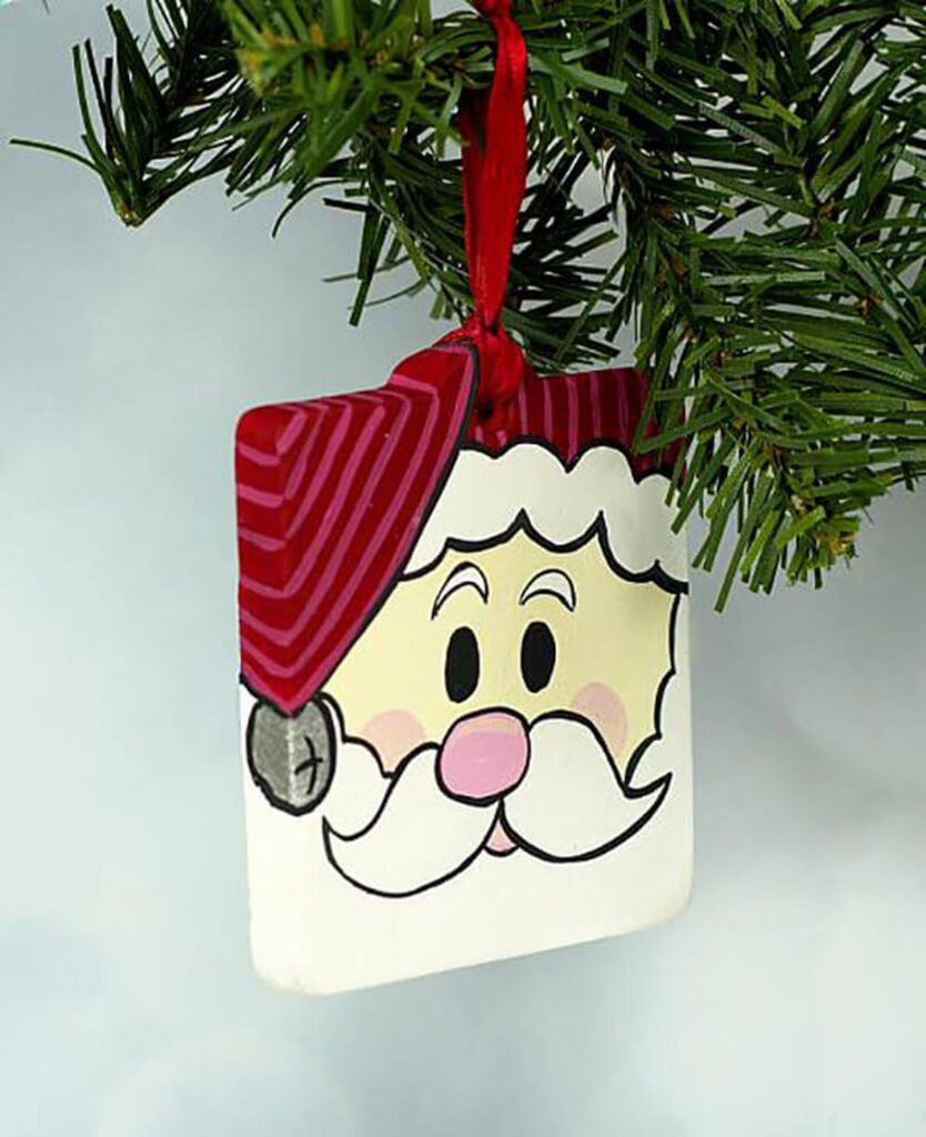 20 Festive DIY Santa Ornaments to Make Your Christmas Tree Extra Special