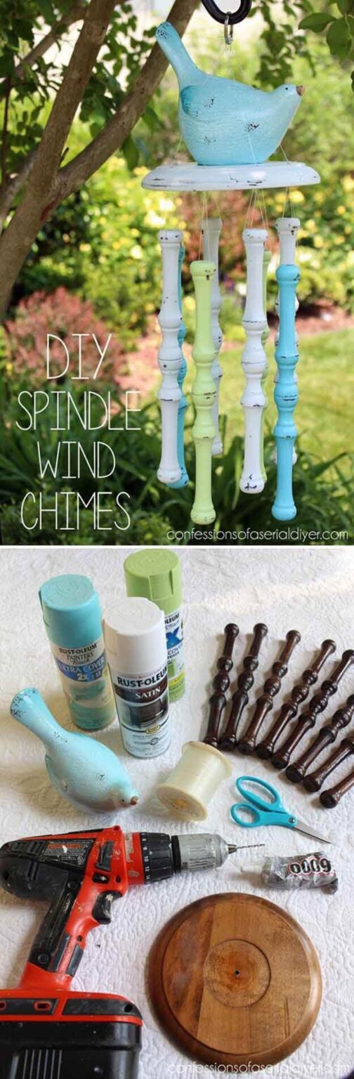 35 Easy Reused Spindle Ideas That Won’t Break the Bank