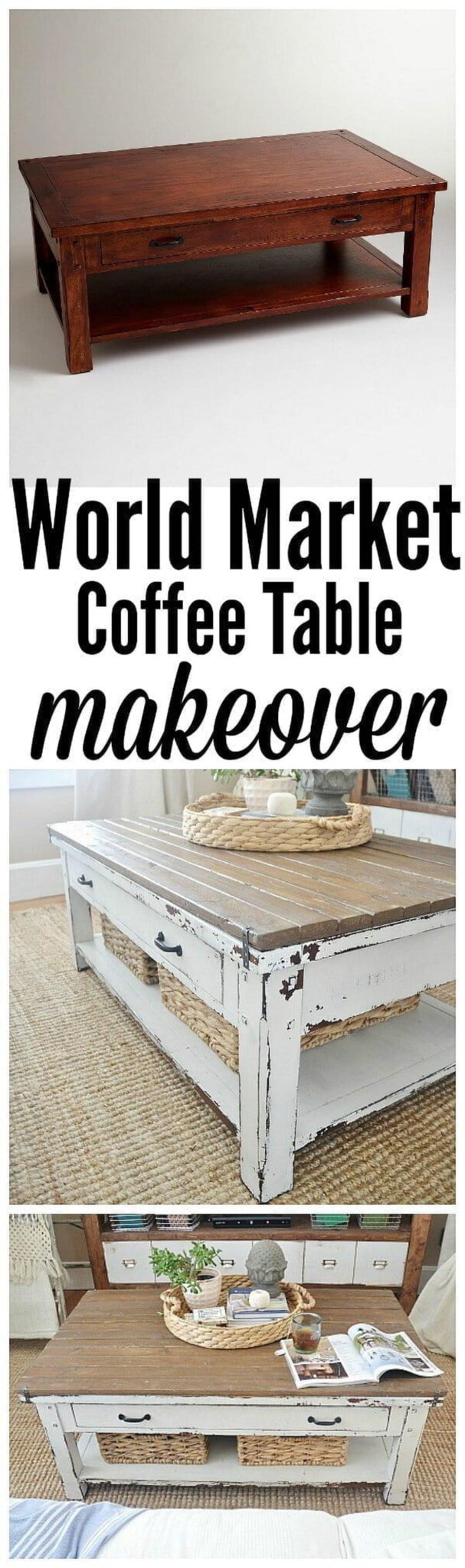 22 Practical and Stylish Farmhouse Coffee Table DIY Projects