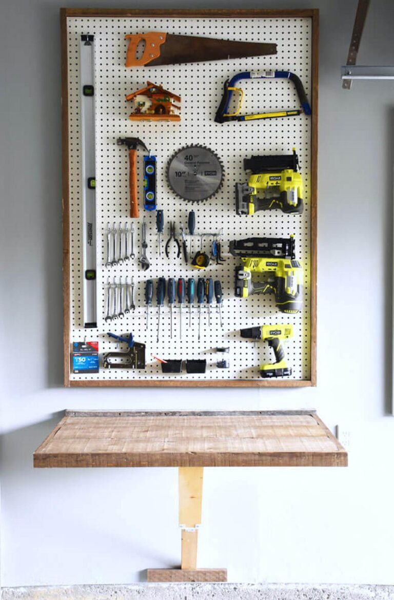 20 Smart Pegboard Ideas for a Tidy Garage