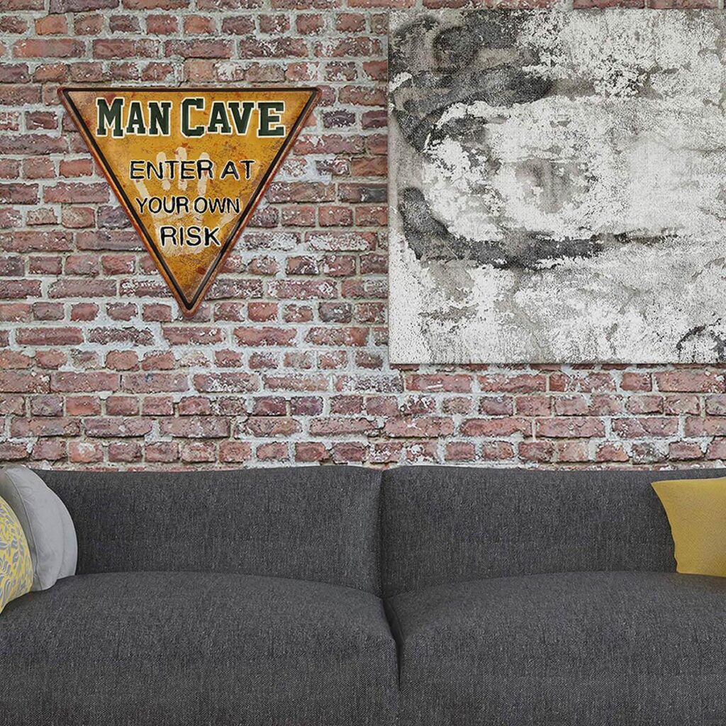 28 Unique Man Cave Signs to Boost Your Space's Style
