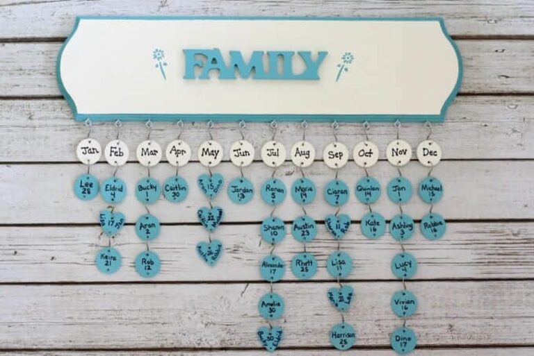 16 Unique DIY Birthday Calendars for Memorable Celebrations