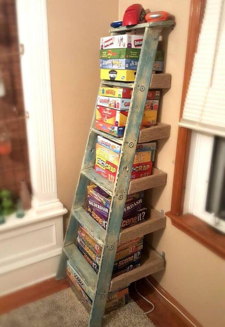 36 Creative Ways to Repurpose Old Ladders in Your Home