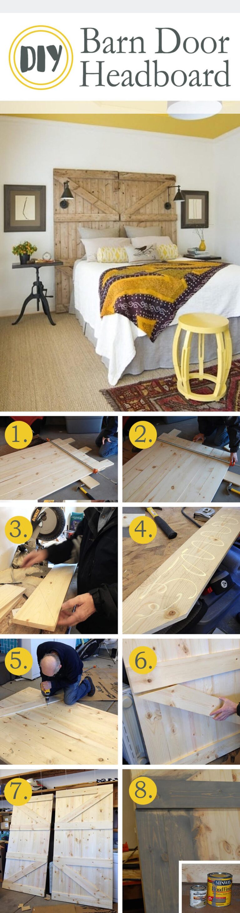 47 Creative Headboard Projects You Can DIY