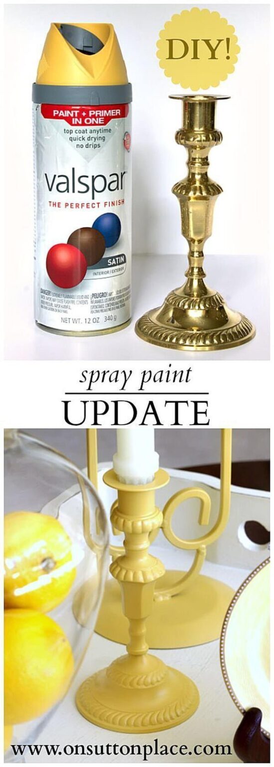 24 Fun DIY Spray Paint Projects to Refresh Your Home