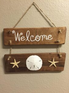 52 Awesome Beach Themed Wooden Signs for a Coastal Vibe