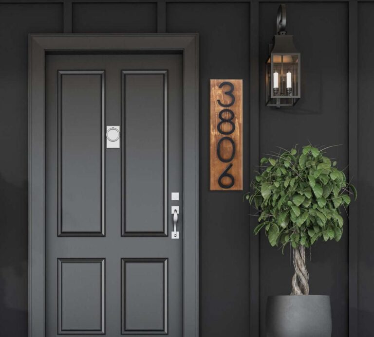 62 Innovative House Number Ideas That Stand Out
