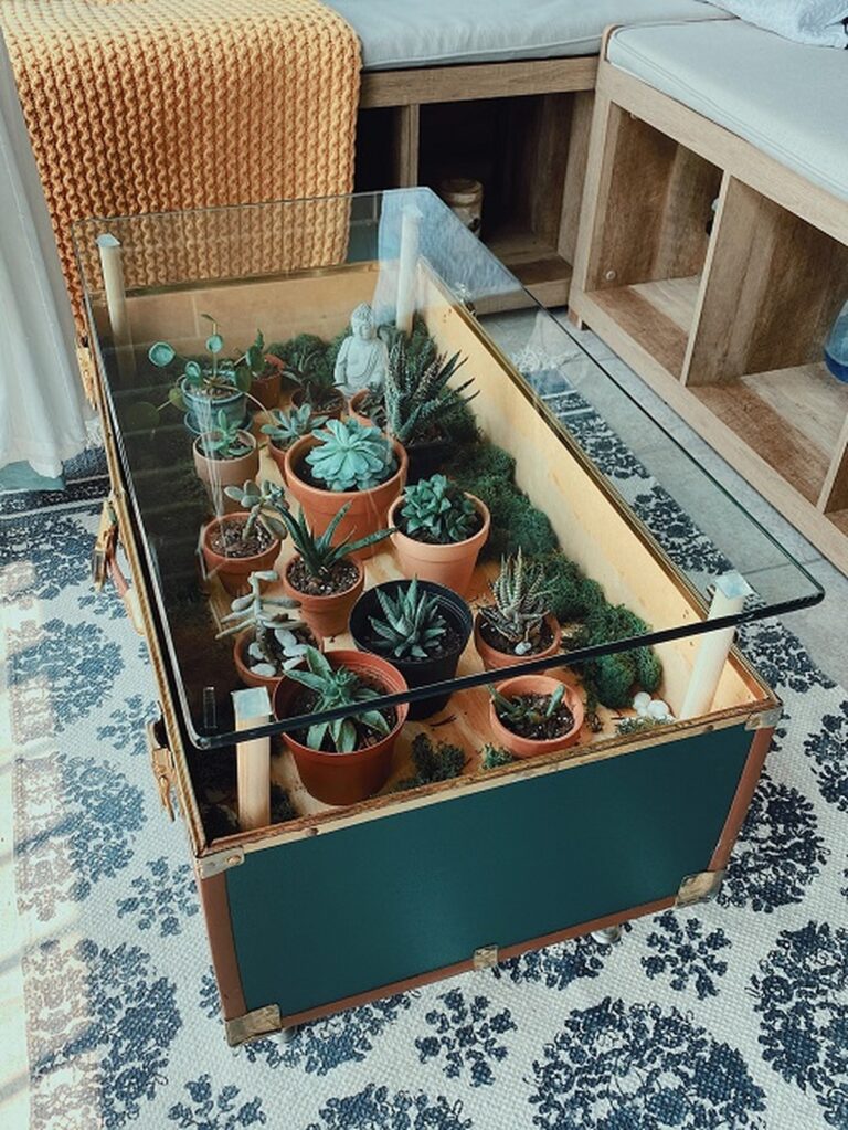 24 Fantastic DIY Plant Table Ideas That Brighten Any Home
