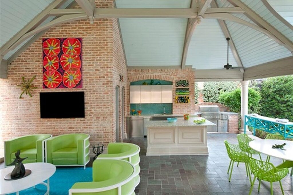 50 Stunning Big Outdoor Kitchen Ideas for Dreamy Backyard Cooking