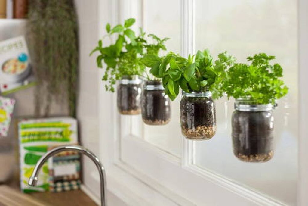 23 Brilliant Window Herb Garden Ideas for Fresh Home Cooking