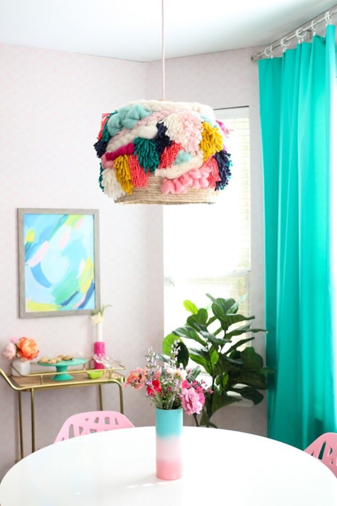 28 Charming Ways to Make a Lamp Shade of Twigs