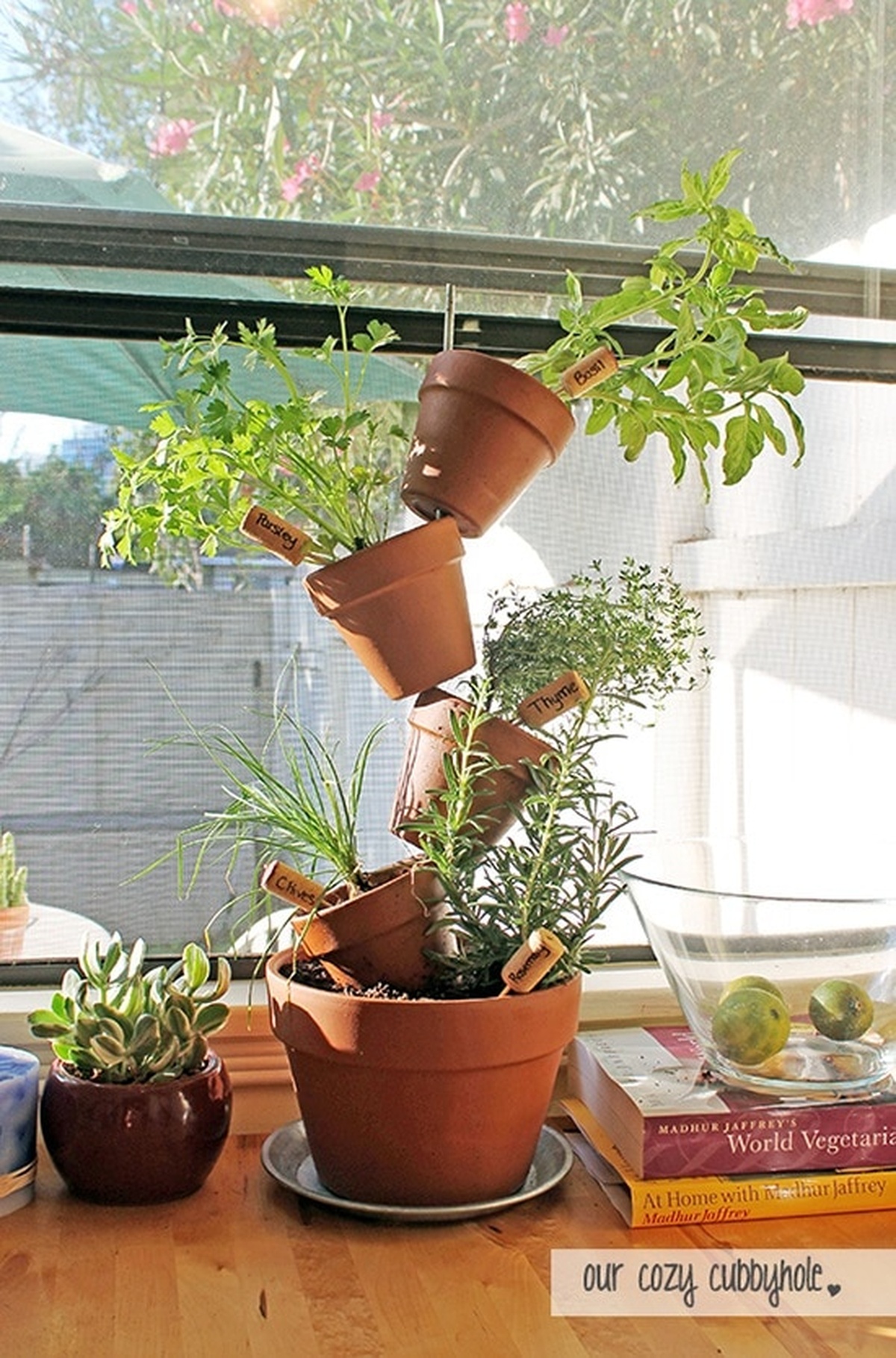 12 Clever Space Saver DIY Herb Tower Ideas for Small Gardens