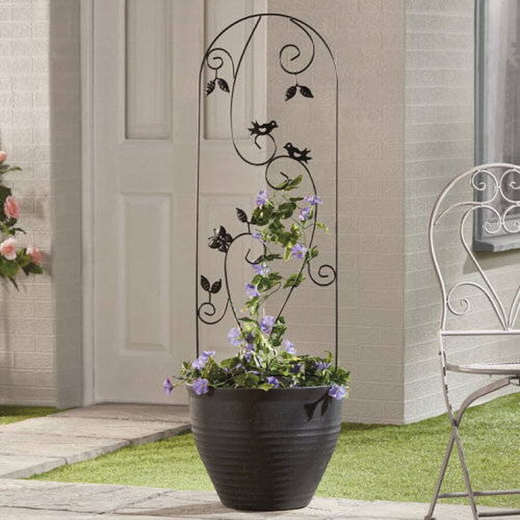 23 Beautiful DIY Plant Trellises for Pots Anyone Can Make
