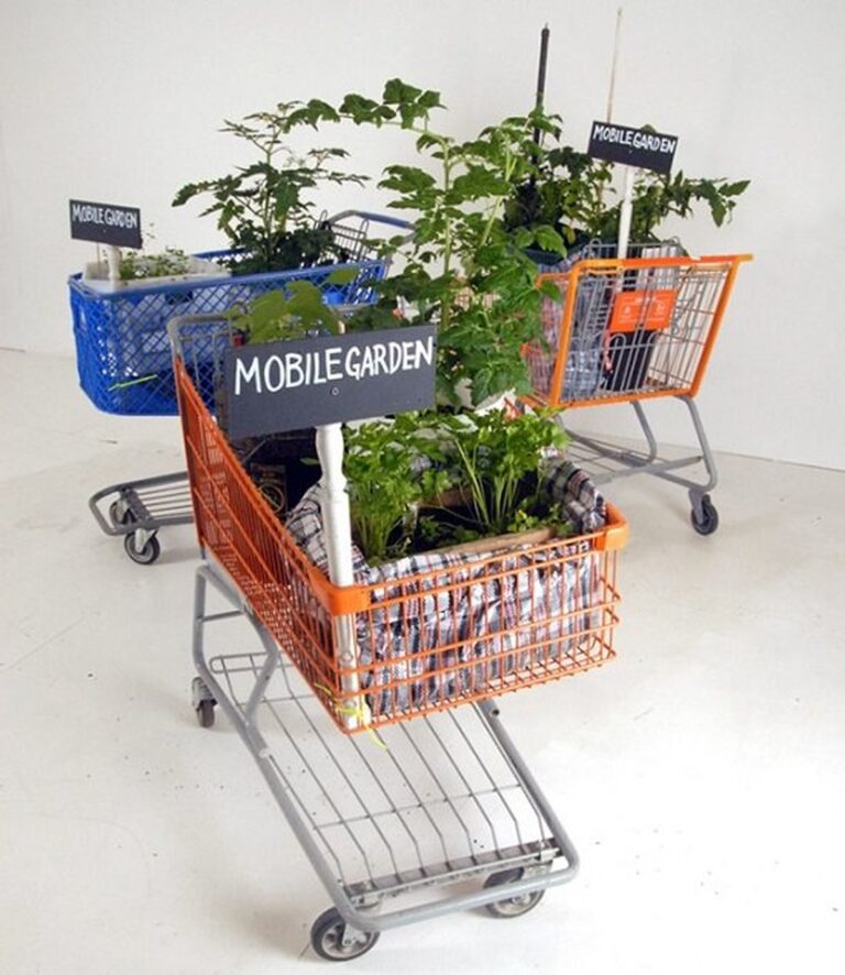 29 Clever DIY Mobile Garden Ideas for Gardeners On The Go