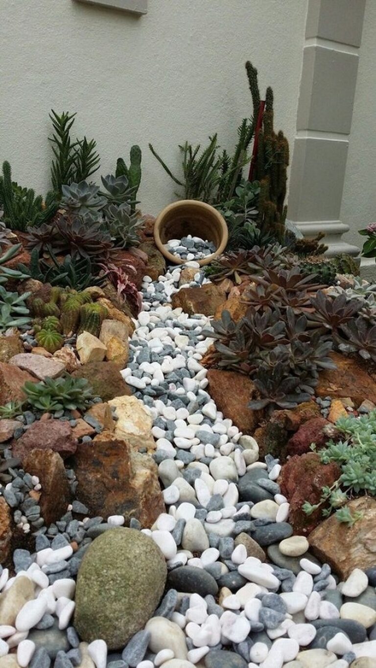 25 Perfect Gardens with White Rocks That Will Inspire You
