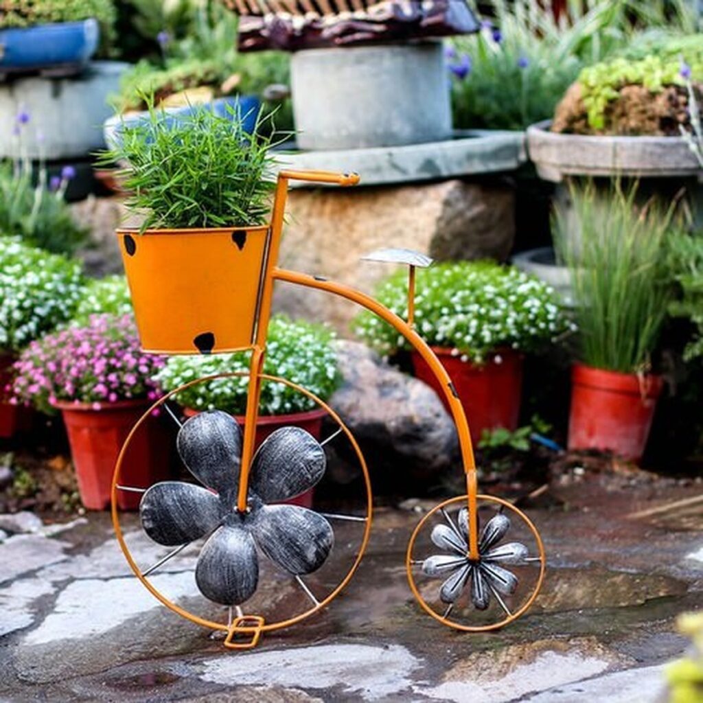 22 Charming Bicycle Planter Ideas to Brighten Any Space