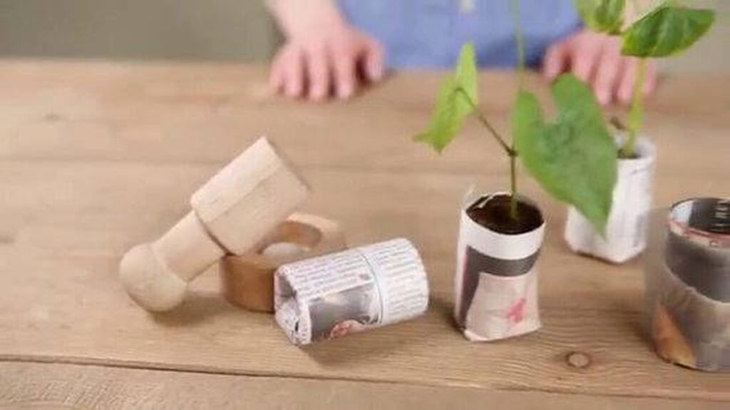 14 Charming Ways to Recycle Papers Into DIY Paper Plant Pots