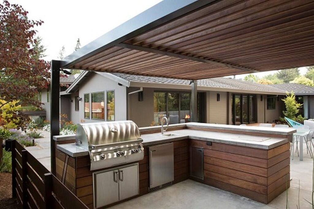 50 Stunning Big Outdoor Kitchen Ideas for Dreamy Backyard Cooking
