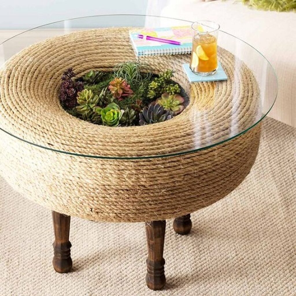 24 Fantastic DIY Plant Table Ideas That Brighten Any Home