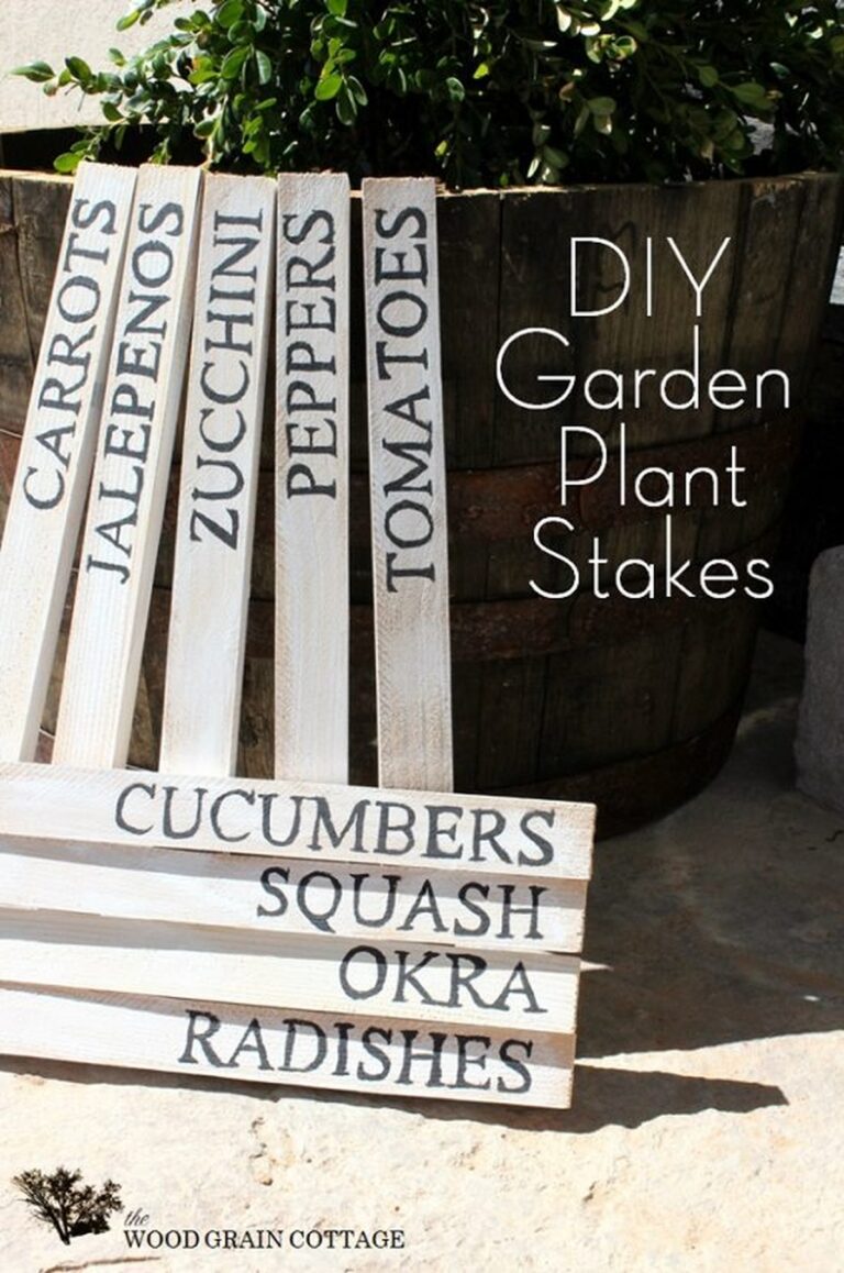 23 Amazing DIY Garden Stake Ideas That Spark Joy