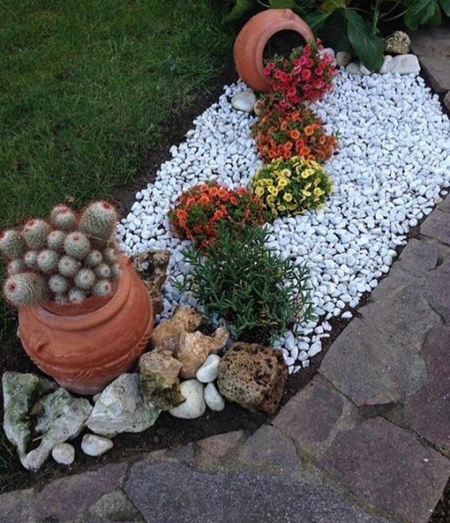 25 Perfect Gardens with White Rocks That Will Inspire You