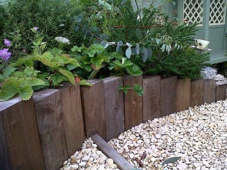30 Charming DIY Lawn and Garden Edging Ideas to Transform Your Yard
