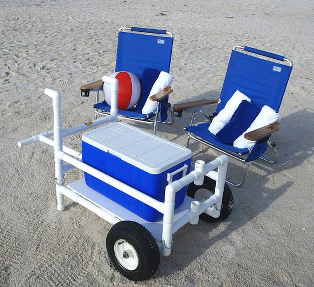 7 Brilliant Homemade DIY Beach Cart Ideas from Repurposed Items