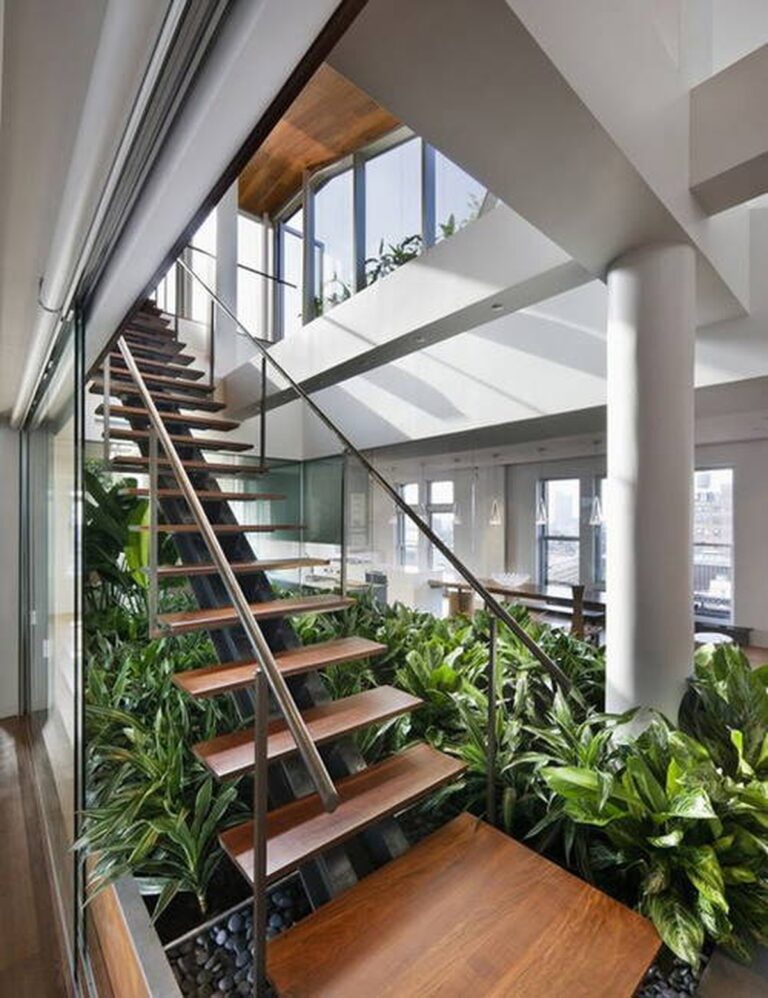 21 Stunning Staircase with Plant Ideas to Refresh Your Home