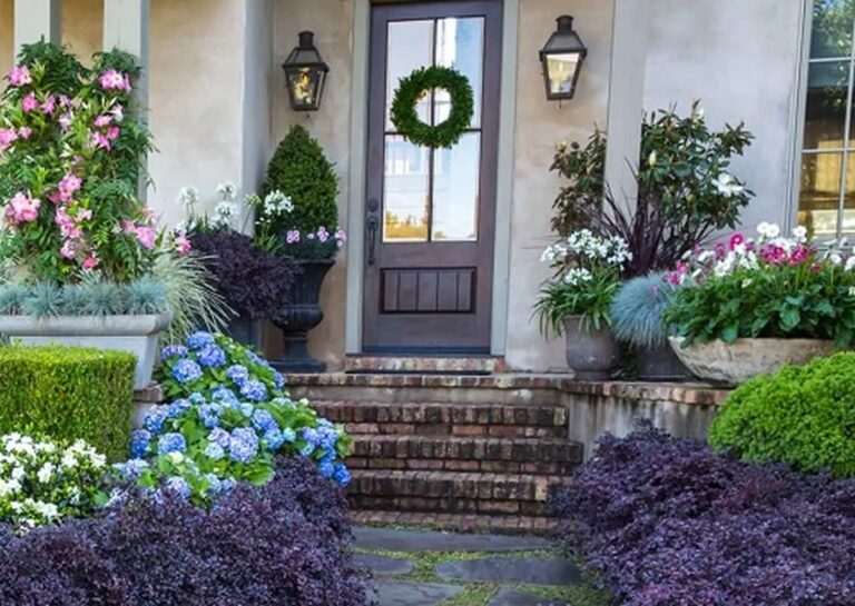 34 Stunning Landscaping with Purple Plants Ideas for Your Garden