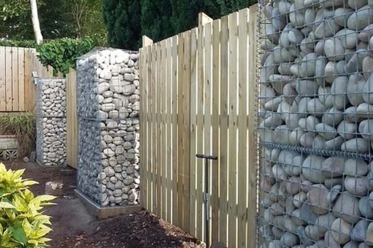 24 Delightful Gabion Plant Stand Ideas for Your Outdoor Oasis