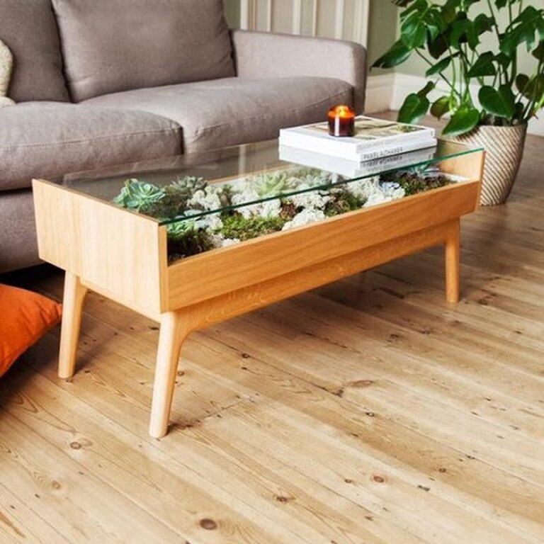 24 Fantastic DIY Plant Table Ideas That Brighten Any Home